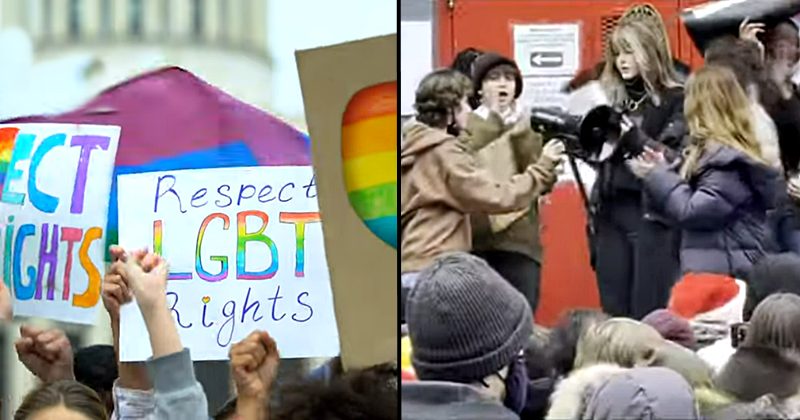 Middle School Students Disrupt Pride Event, Tear Down Decor