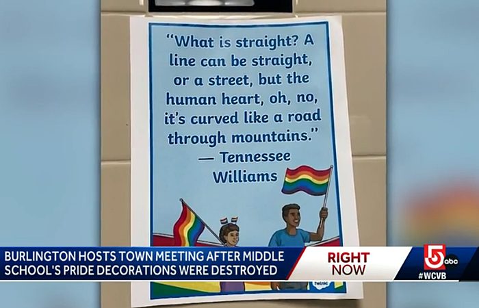 Middle School Students Disrupt Pride Event, Tear Down Decor