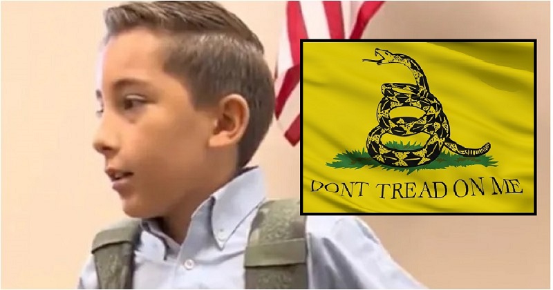 ‘Young Patriot’ Kicked Out Of Class Over Gadsden Flag